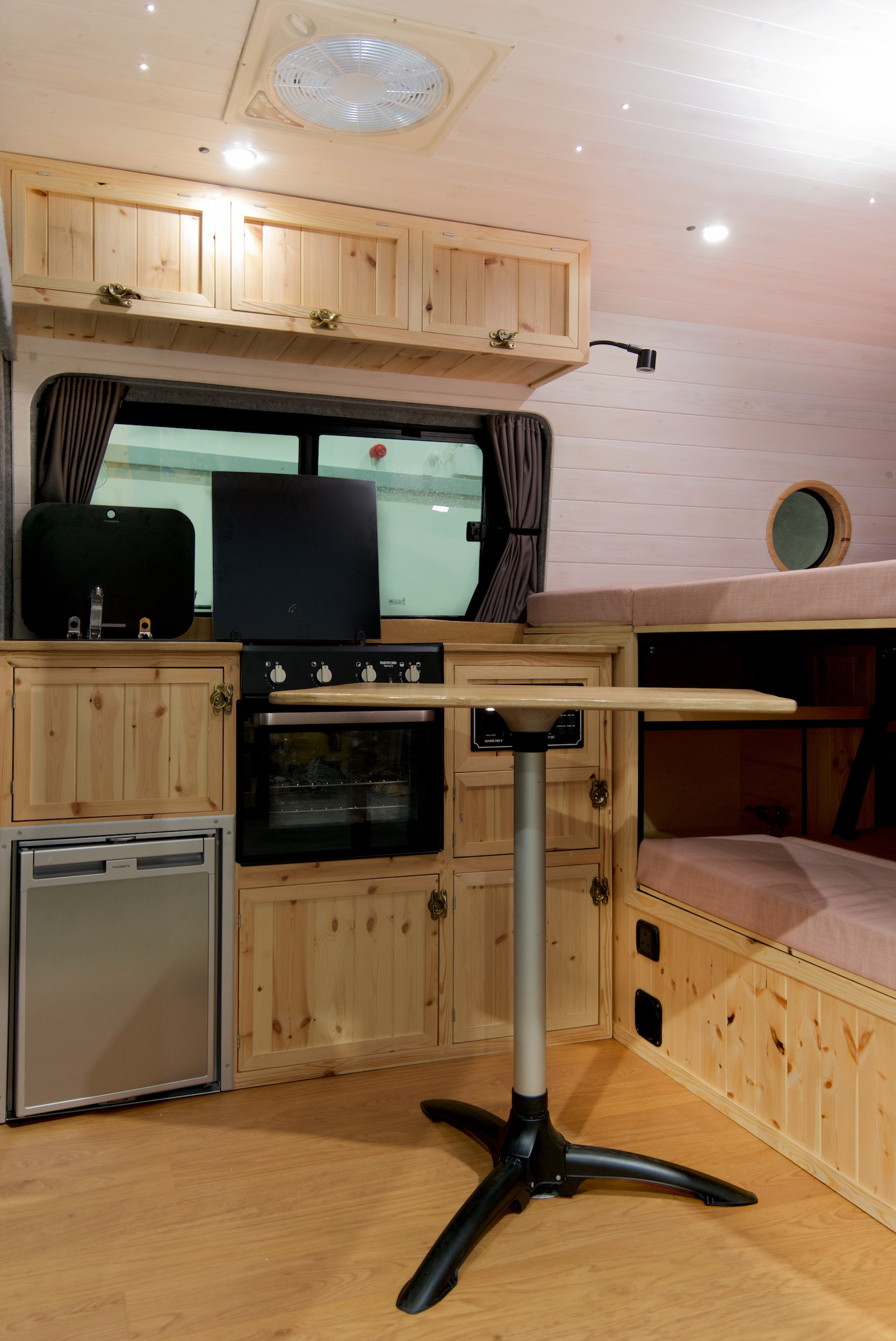 Our latest van conversion design: the "Santorini"